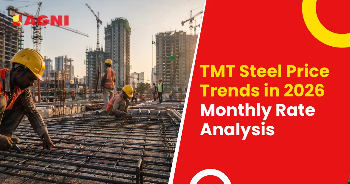 TMT Steel Price Trends in 2026 – Monthly Rate Analysis